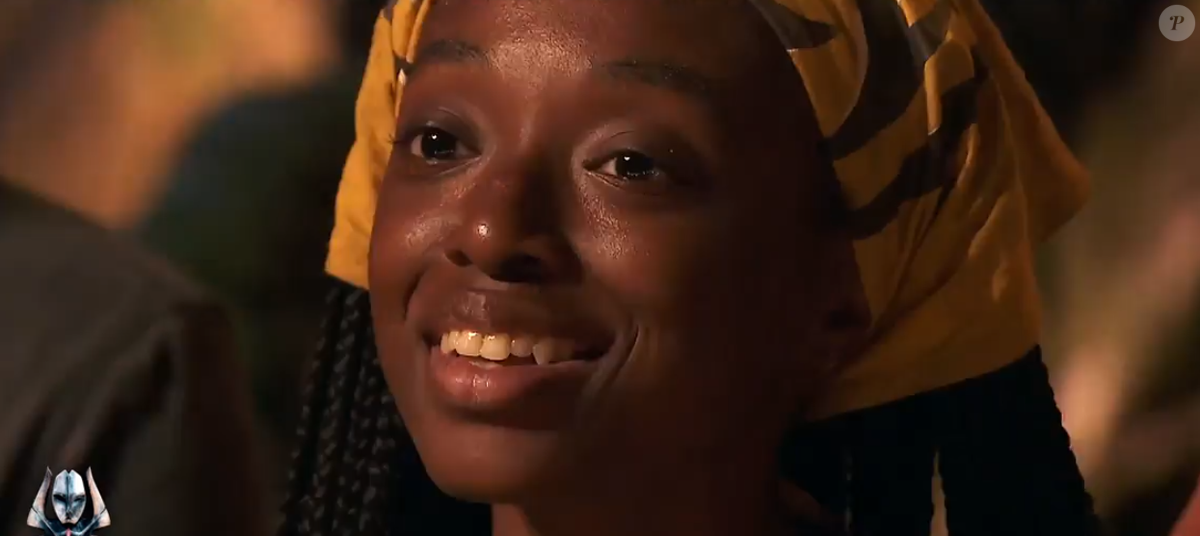 Photo : C'est Andréa, membre de l'équipe jaune, qui a été contrainte de quitter le jeu. Septième ...