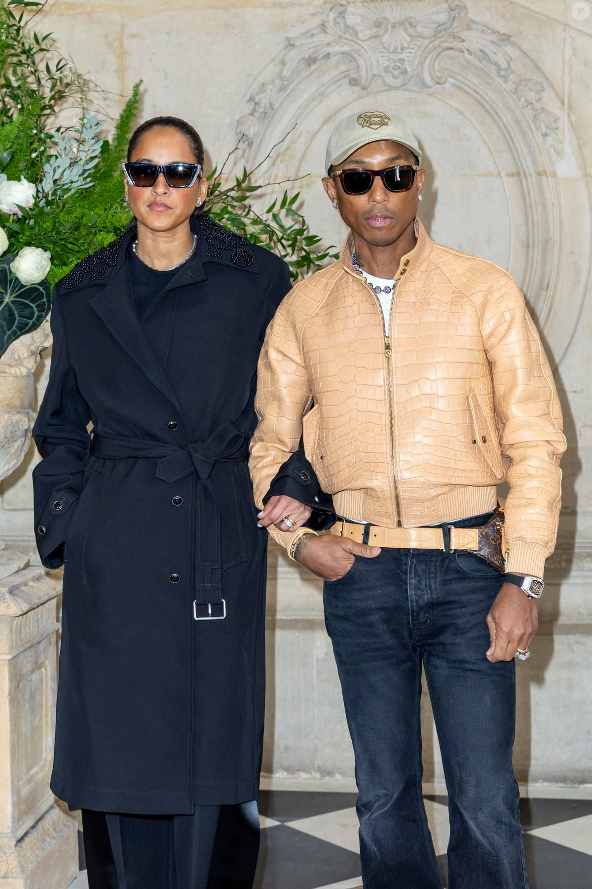 Photo : Pharrell Williams et sa femme. Pharrell Williams et Helen ...