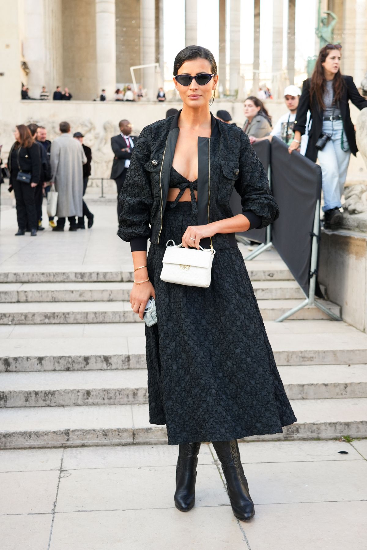 Photo : Rym Saidi au défilé Elie Saab Womenswear Fall/Winter 2025-2026 ...