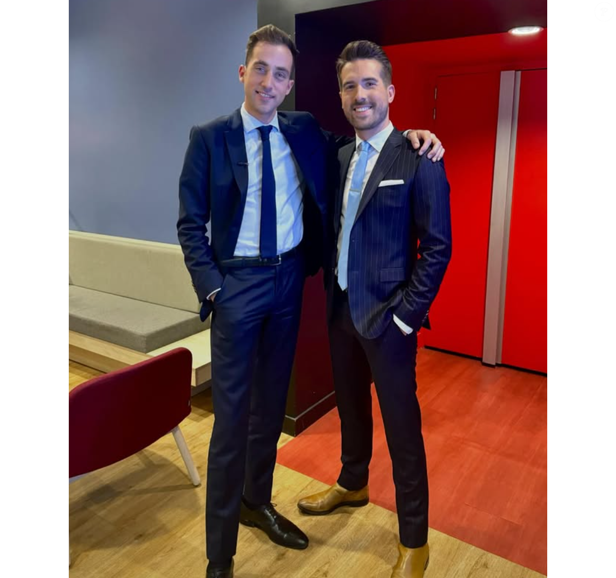 Photo : Mariage de Guillaume Cérin, journaliste LCI, et son compagnon Thomas Pernette ...