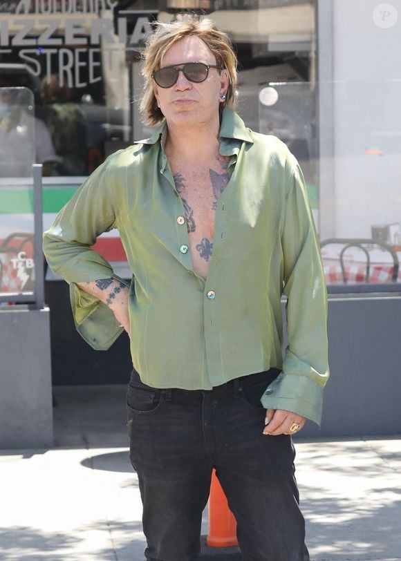 Photo : Mickey Rourke va déjeuner à Los Angeles, le 21 juin 2022 ...