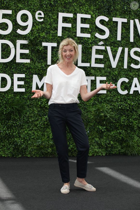 Photo : Luce Mouchel au photocall de "Demain nous appartient ...