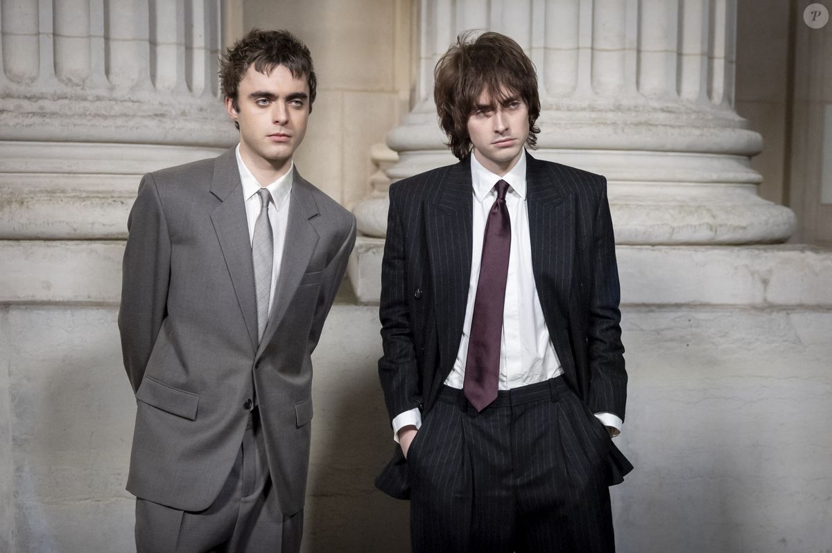 Photo : Lennon Gallagher et Gene Gallagher - Photocall du défilé Saint ...