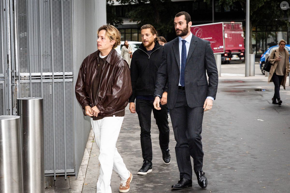 Photo : Pierre Sarkozy, Jean Sarkozy et Louis Sarkozy, les fils de N ...