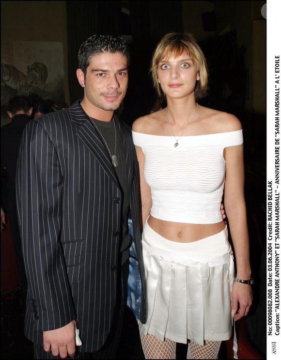 Photo : Alexandre Anthony et Sarah Marshall lors de l’anniversaire de ...