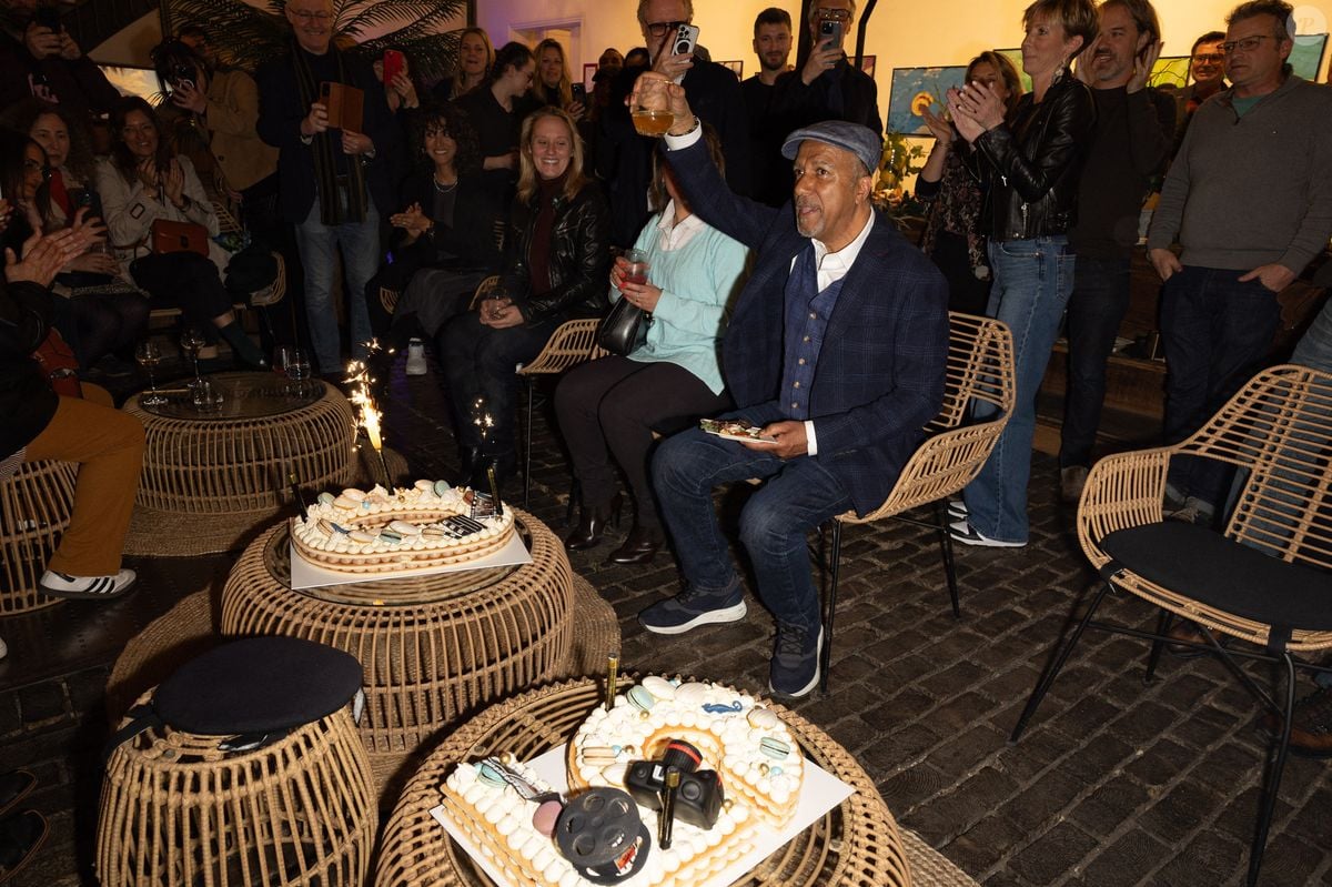 Photo : L'occasion pour lui de réunir tous ses amis... Exclusif ...