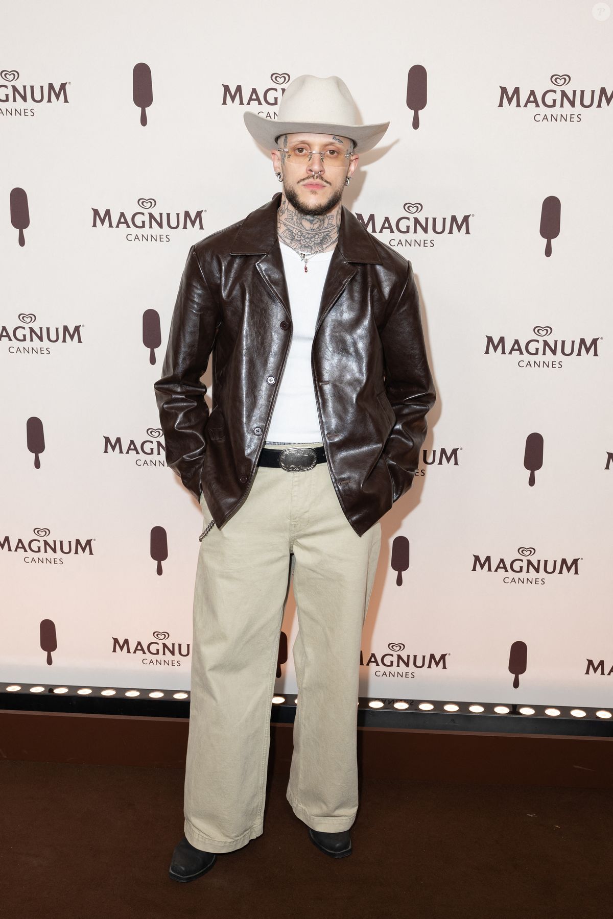 Photo : Nelson Coyne au photocall de la Plage Magnum lors du 78eme ...