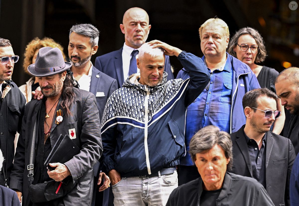 Photo : Francis Lalanne, Farid Khider, Philippe Hersen - Obsèques de ...