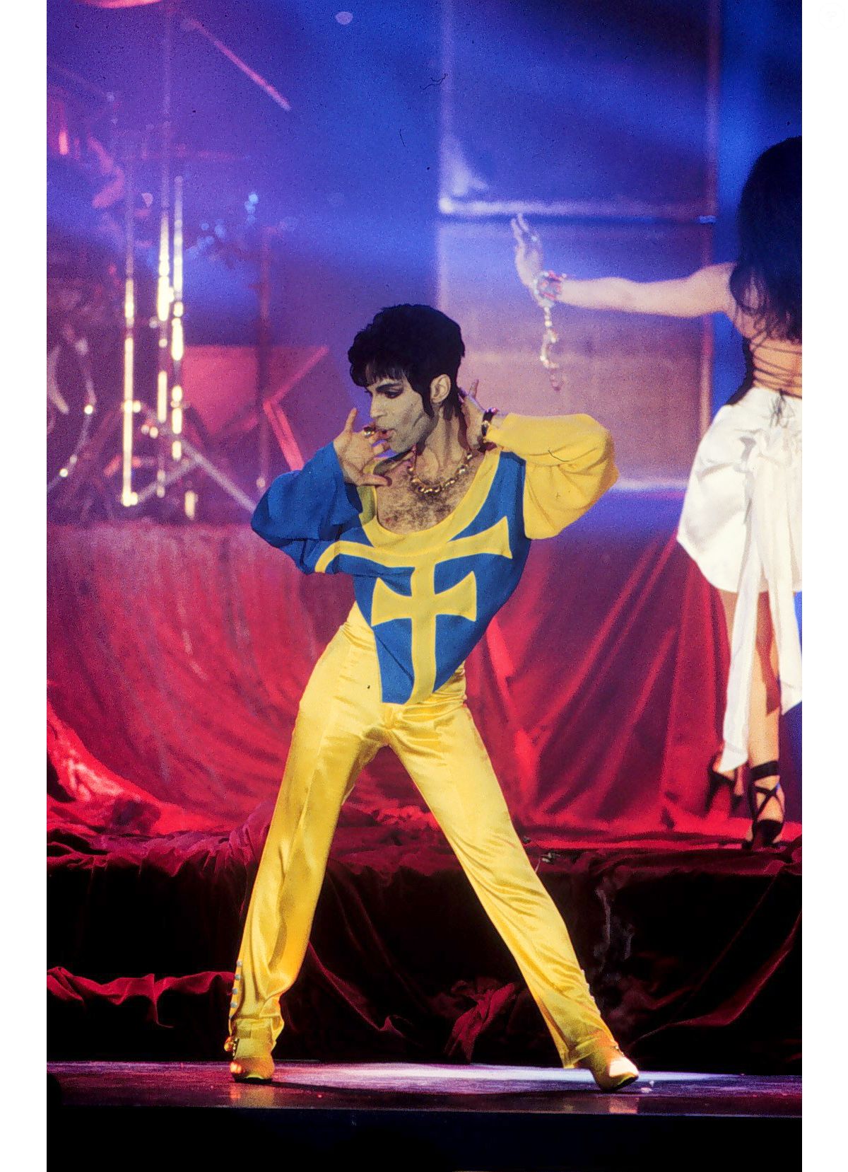 Photo : Le chanteur Prince lors de la cérémonie des World Music Awards ...