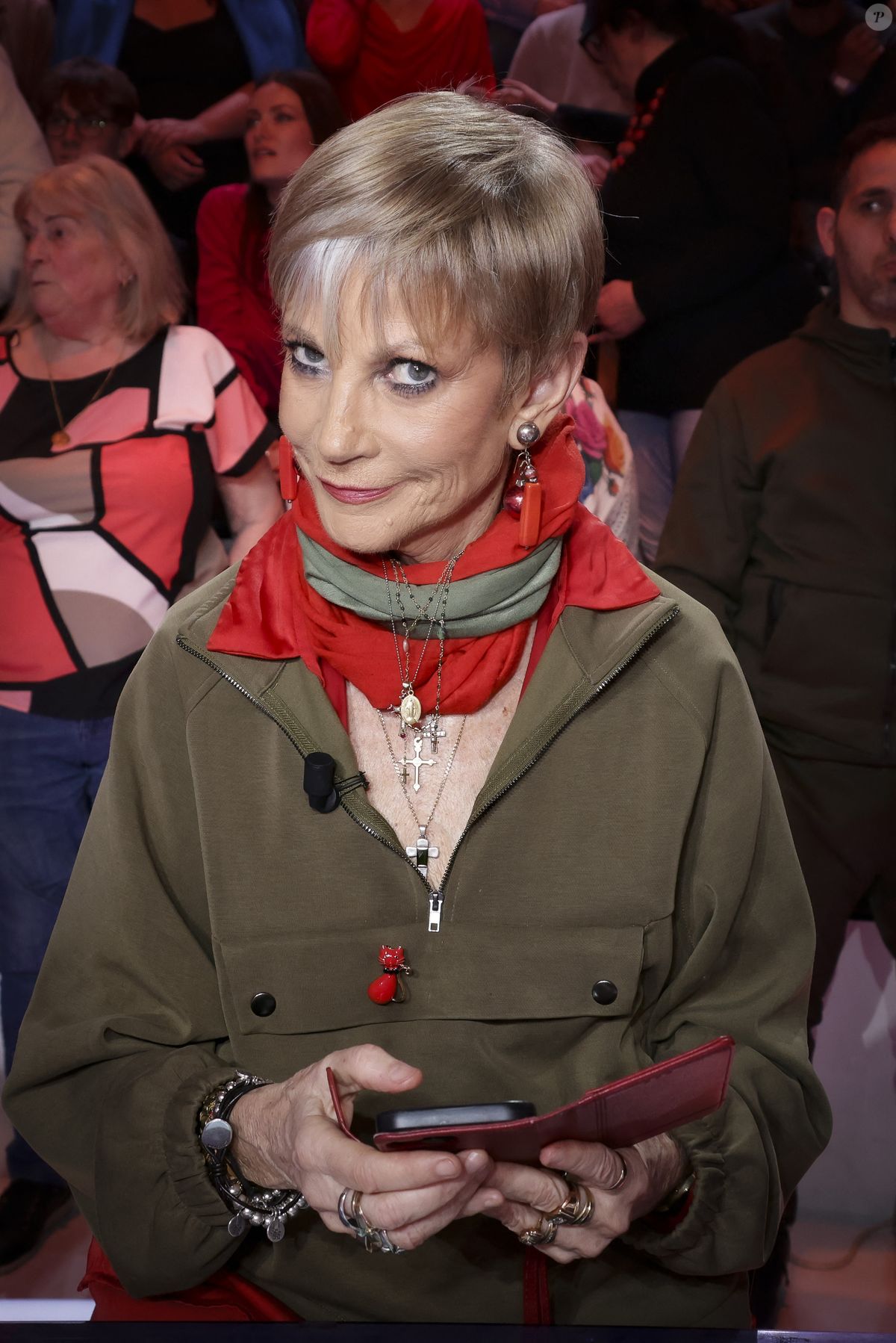 Photo : Isabelle Morini-Bosc, sur le plateau de l'émission "Tout Beau ...