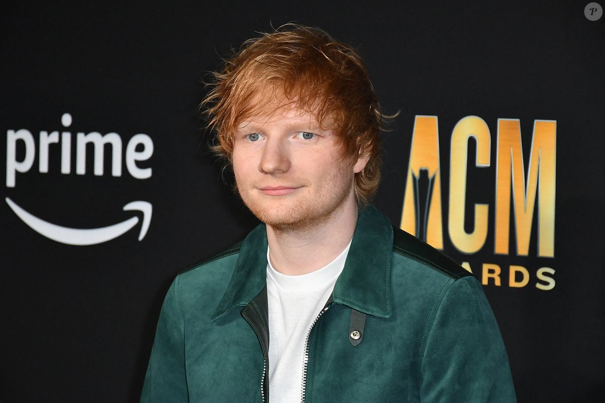Photo : Ed Sheeran au photocall des "58ème Country Music Awards" à ...