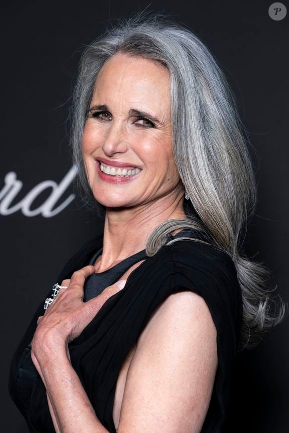 Photo : Andie MacDowell au dîner du Trophée Chopard au Carlton Beach ...