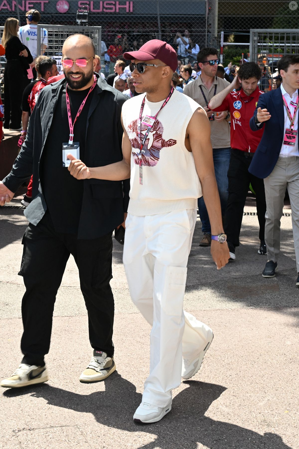 Photo : Kylian Mbappé - Célébrités lors du Grand Prix de Formule 1 (F1 ...