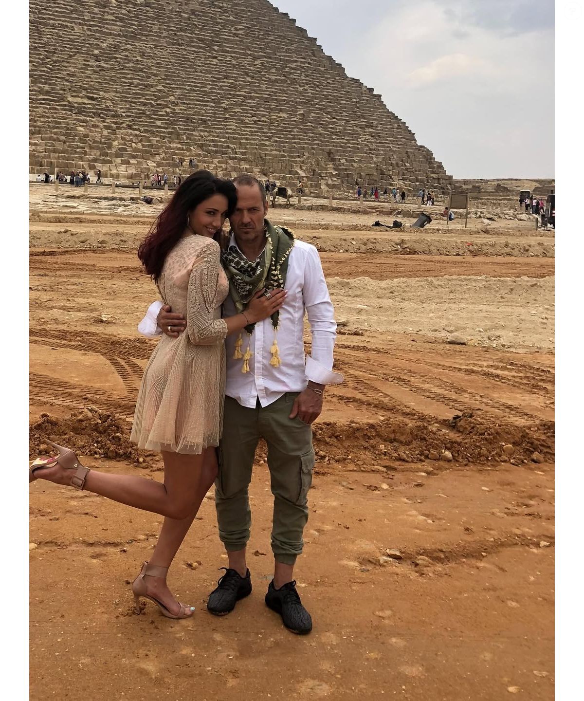 Photo : Delphine Wespiser et Roger Instagram @rogererhart et @wespiserd ...