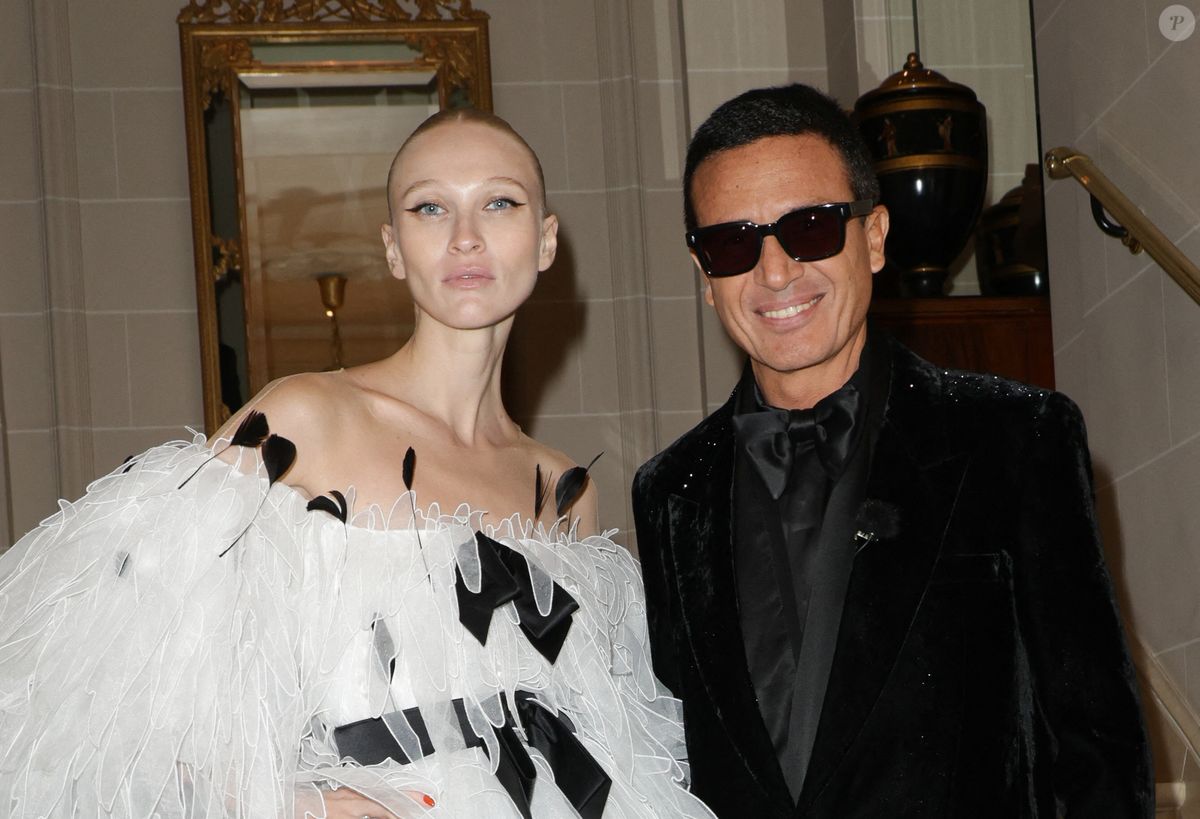 Photo : Omar Harfouch et sa femme Yulia Lobova - 47ème édition du Gala ...