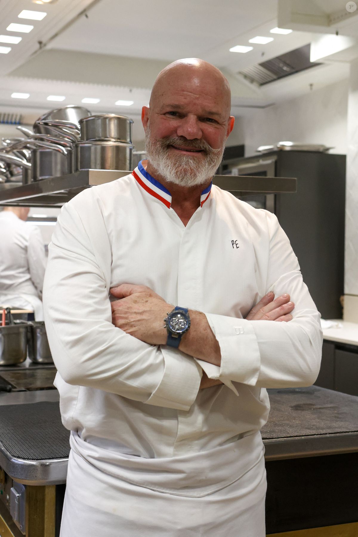Photo : Exclusif - Le chef Philippe Etchebest dans les cuisines de son ...