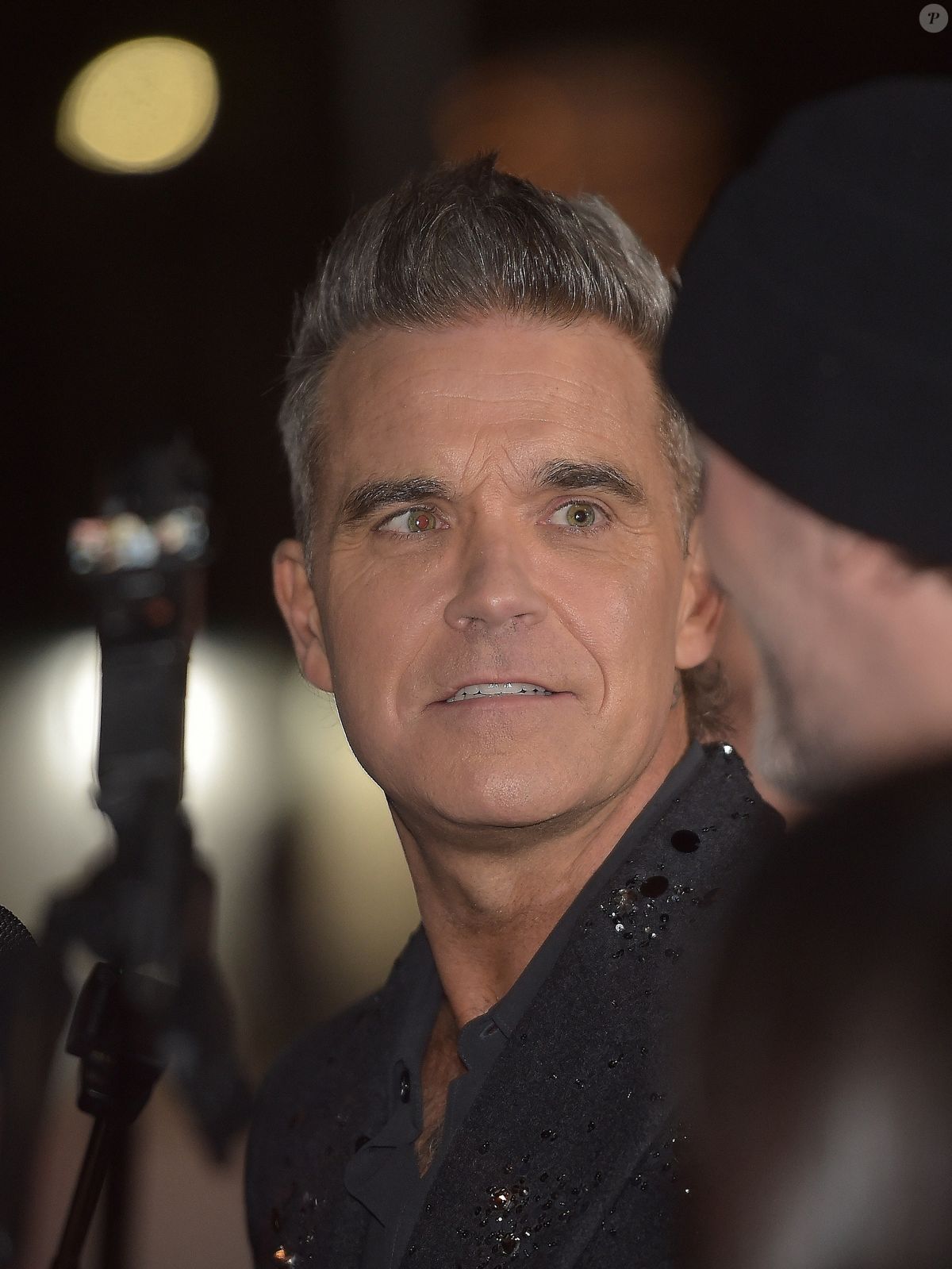 Photo : Robbie Williams, à la première de "Better Man" à Rome, le 6 ...