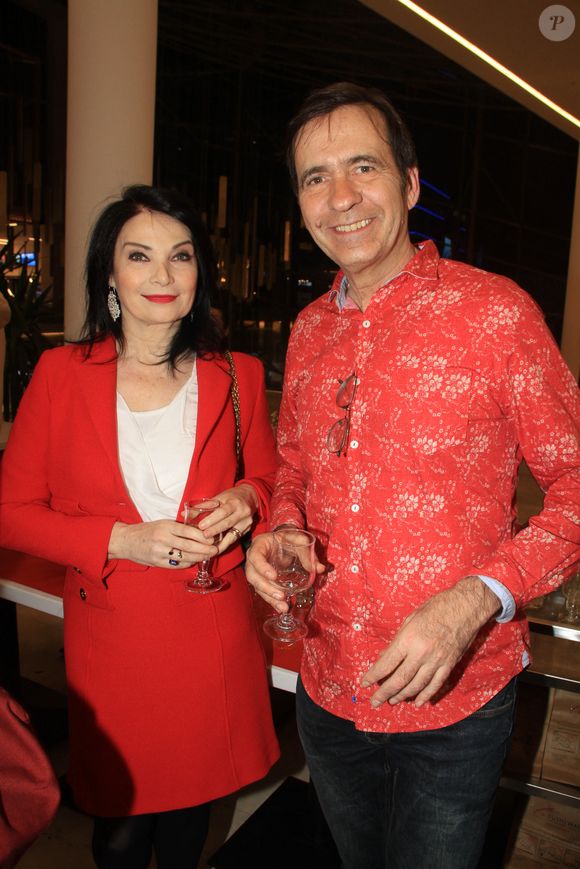 Photo : Thierry Samitier et sa femme - Personnalités lors de la soirée ...