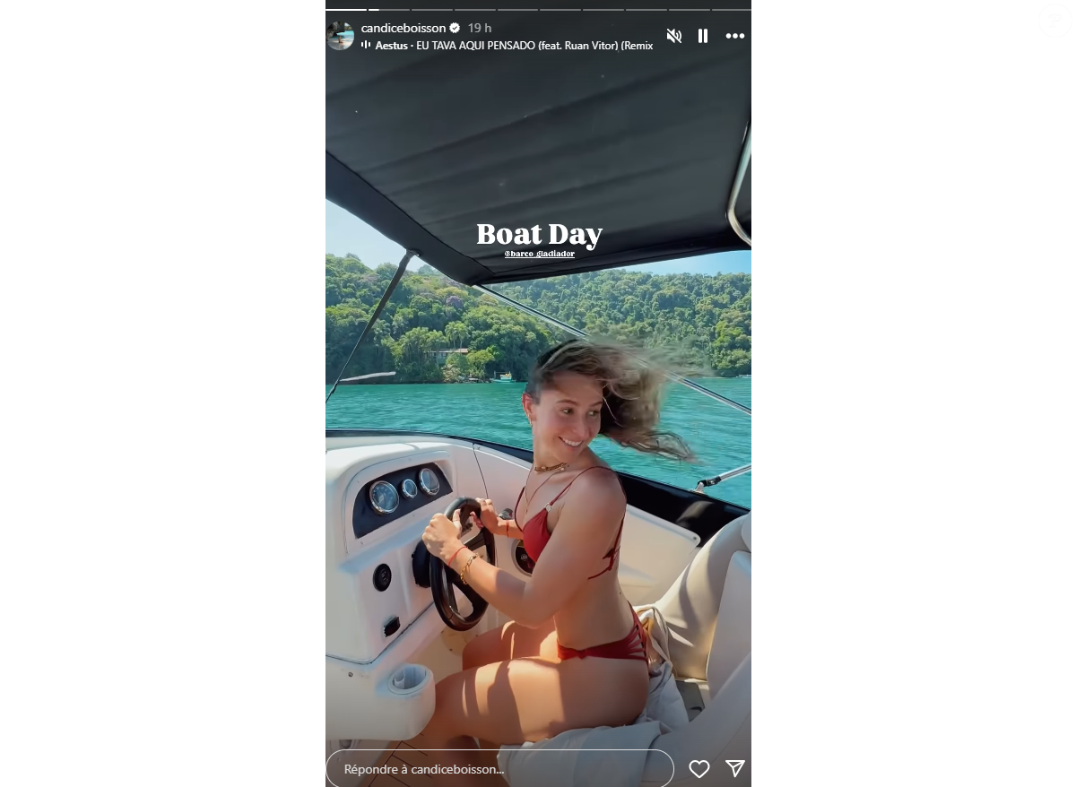 Photo : Ils ont annoncé leur rupture début mars Candice Boisson de "Koh-Lanta" au Brésil avec ...