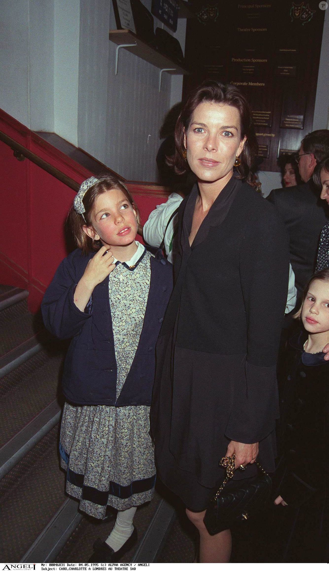 Photo : Caroline de Monaco et sa fille Charlotte Casiraghi à Londres ...