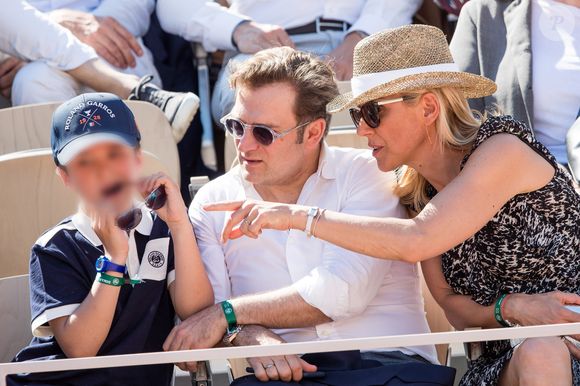 Photo : Laurence Ferrari, son mari Renaud Capuçon et leur fils Elliott ...