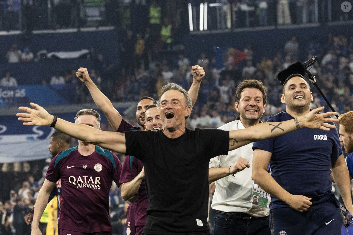 Photo : Luis Enrique - Le PSG remporte la Ligue Des Champions 2025, pour la première fois de son ...