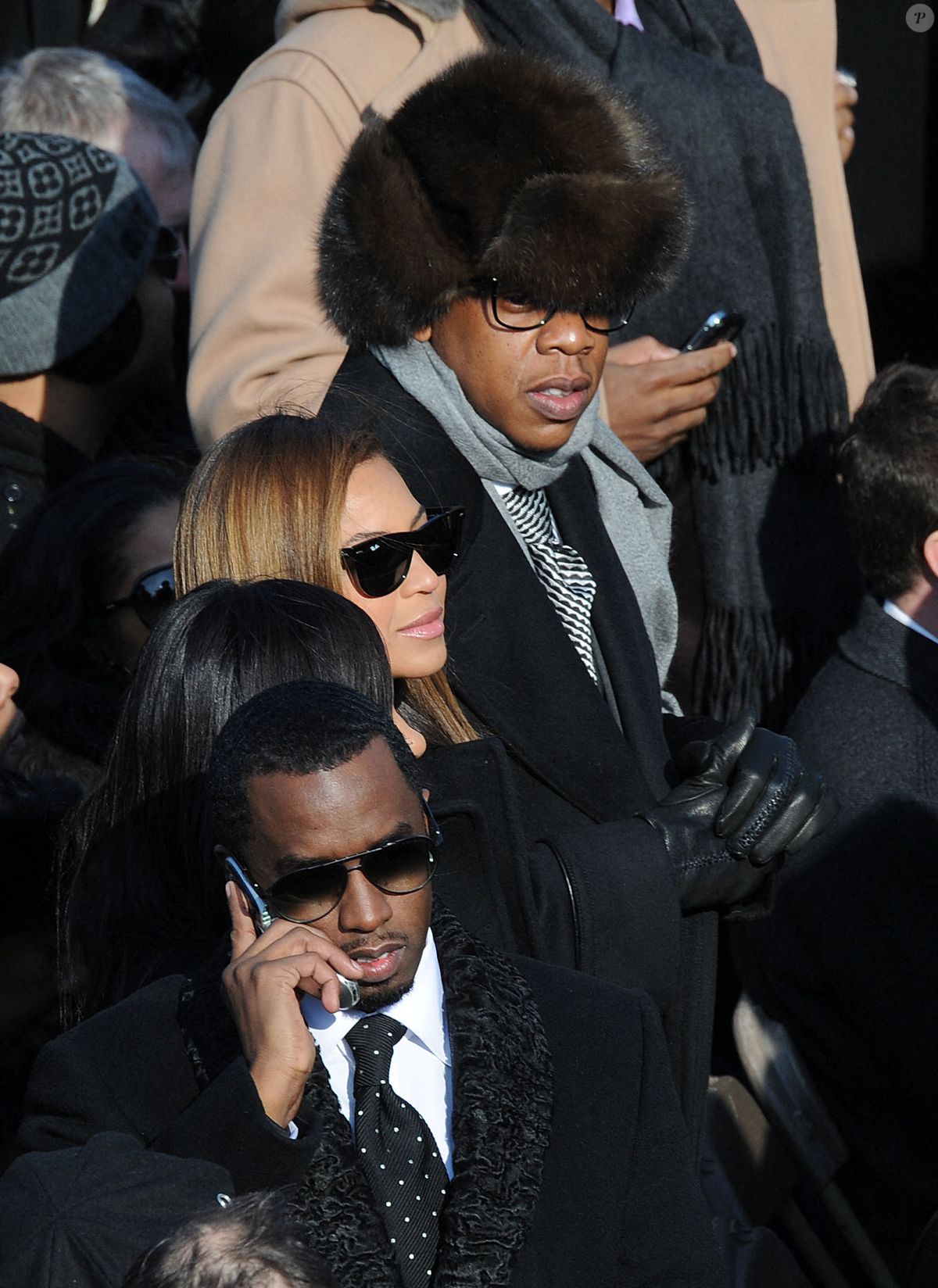 Photo : Sean 'Diddy' Combs, Beyonce et Jay-Z assistant aux cérémonies d ...