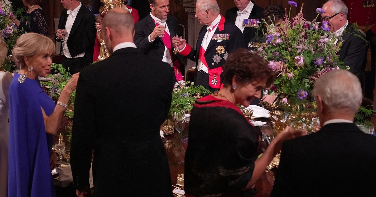 Cette invitée française ne l’a pas laissé indifférent : lors du banquet ...