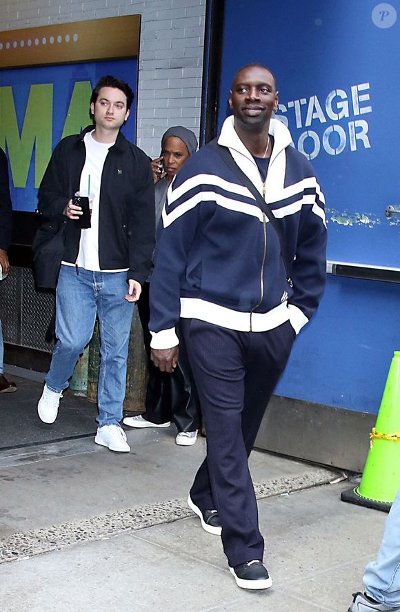 Photo : Omar Sy dans l'émission Good Morning America à New York ...