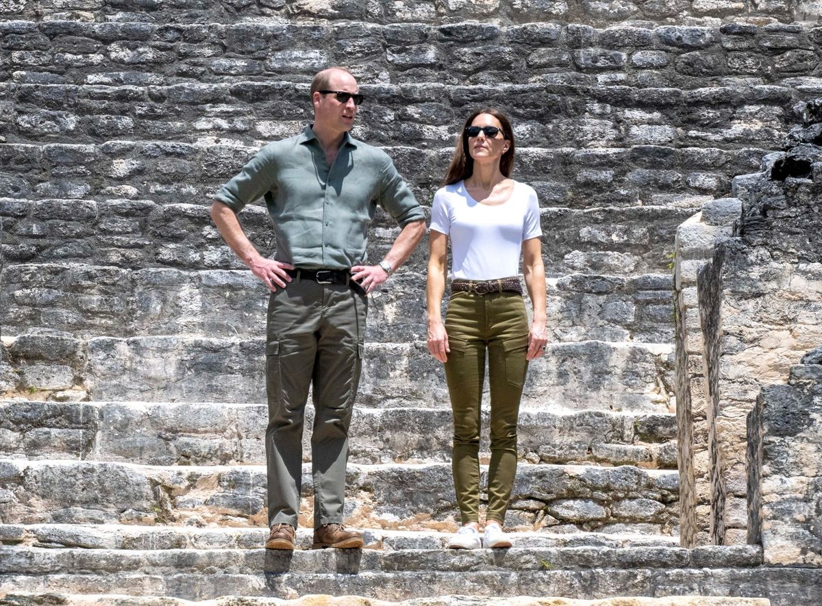 Photo : Le prince William et Catherine (Kate) Middleton visitant ...