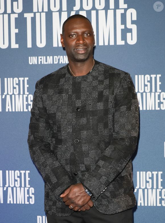 Photo : Omar Sy à l'avant-première du film "Dis moi juste que tu m'aimes" au Cinéma Pathé Wepler ...