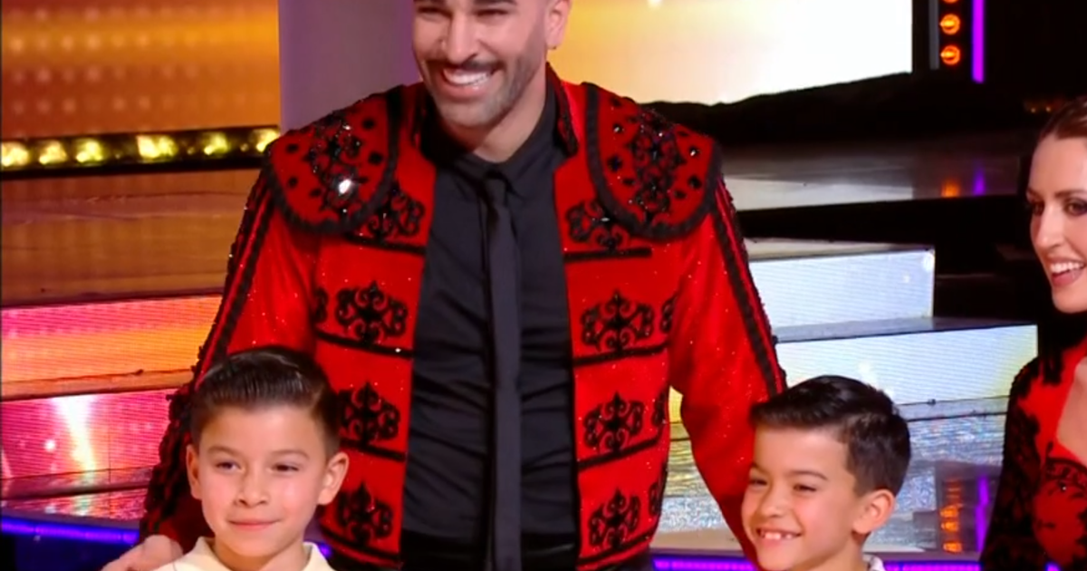EXCLU Adil Rami surpris par ses jumeaux en plein prime de Danse avec ...