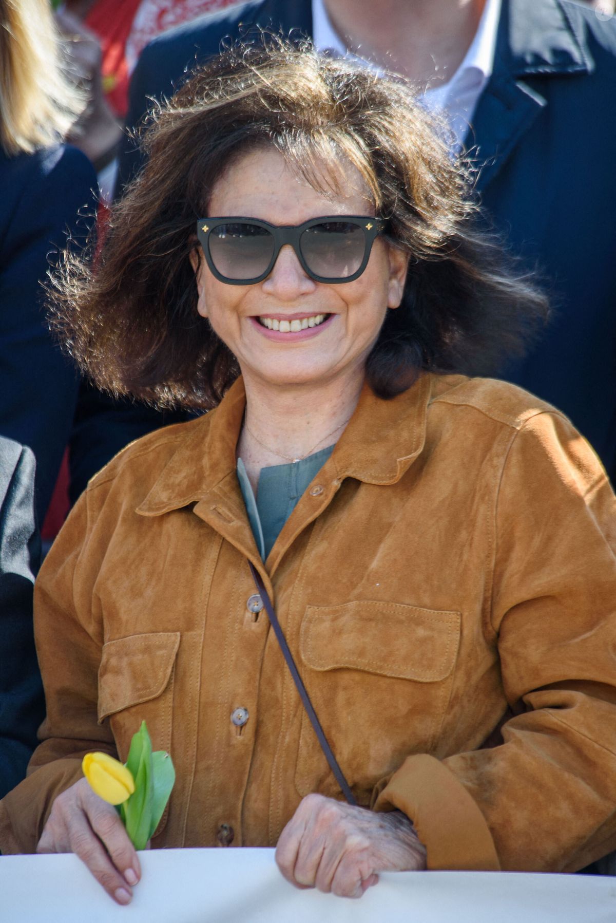 Photo : Anne Sinclair lors du rassemblement pour la libération des ...