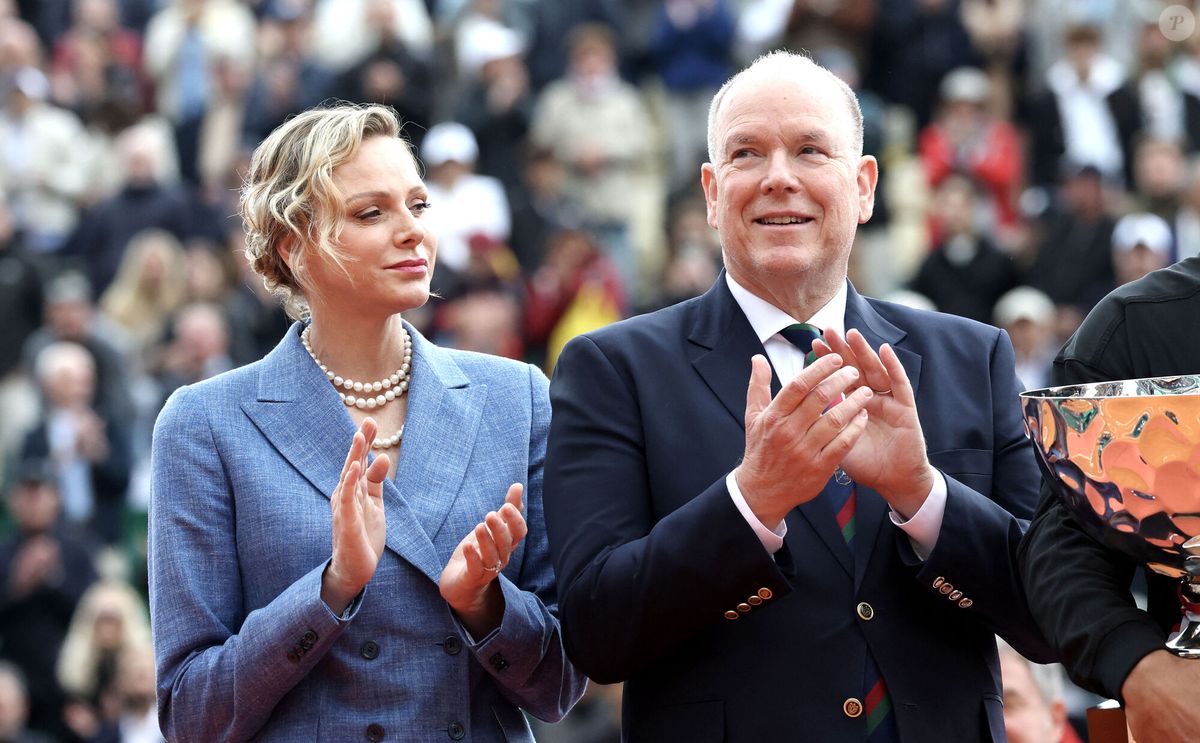 Photo : La princesse Charlene de Monaco, le prince Albert II de Monaco ...