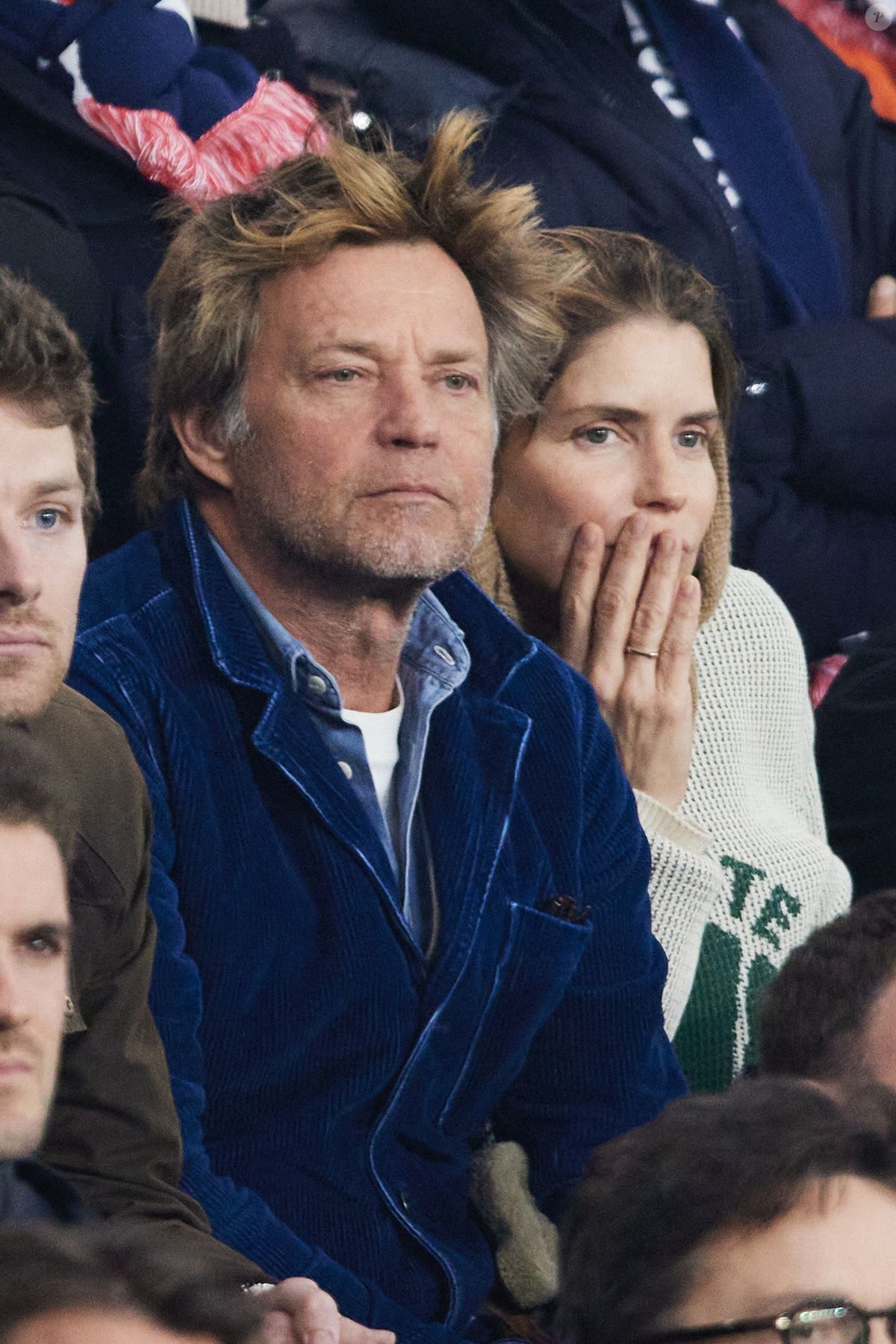 Photo : Laurent Delahousse et Alice Taglioni assistent au 1/8e de ...