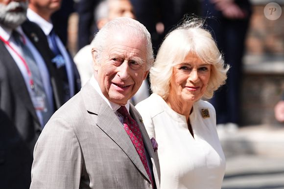 Photo : Photo d'archives du 10/04/25 du roi Charles III et de la reine ...