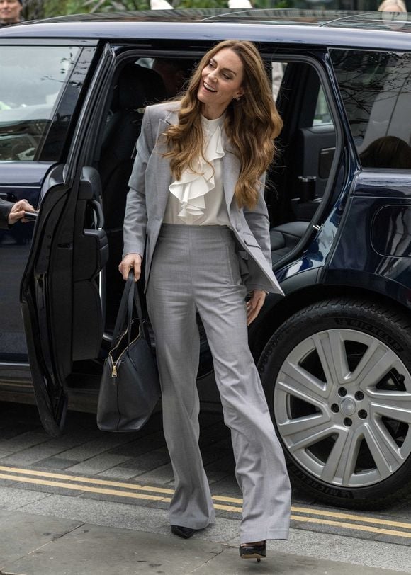 Photo : Kate Middleton assiste au Sommet sur l'avenir du travail ...