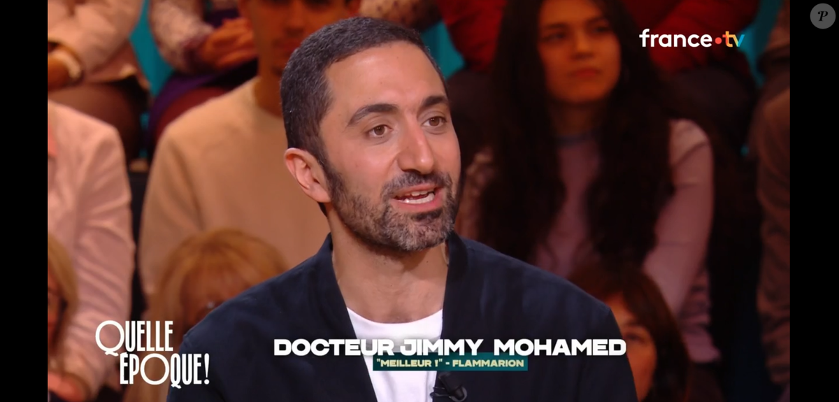 Photo : Jimmy Mohamed sur le plateau de "Quelle époque !" pour la ...