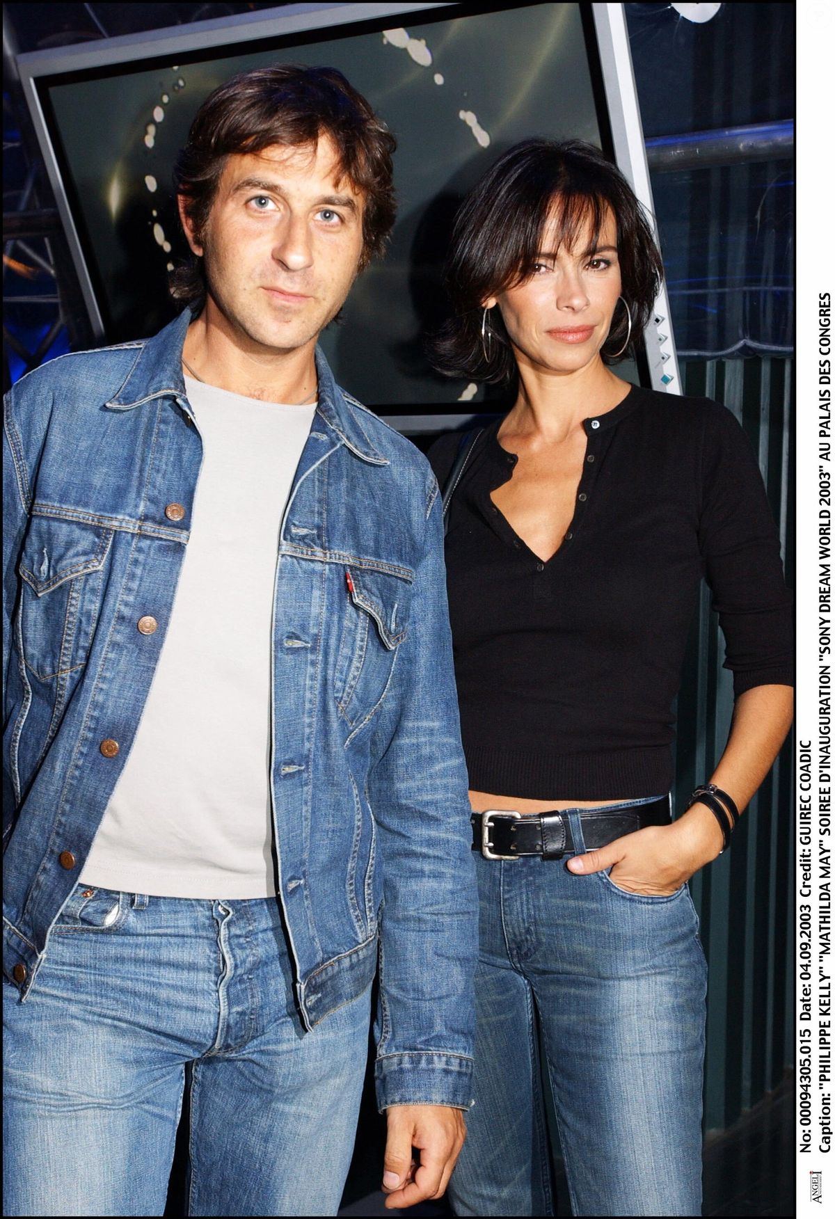 Photo : Archives : Mathilda May & Philippe Kelly au Palais des Congrès ...