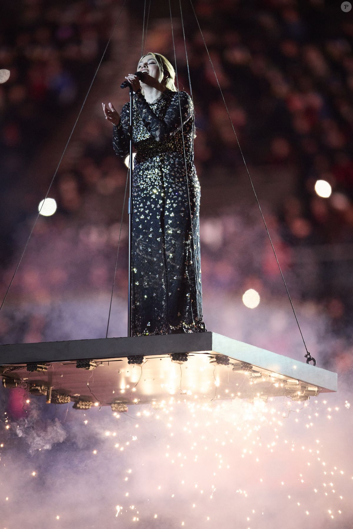 Photo : La chanteuse Louane (Louane Emera), représentante de la France ...
