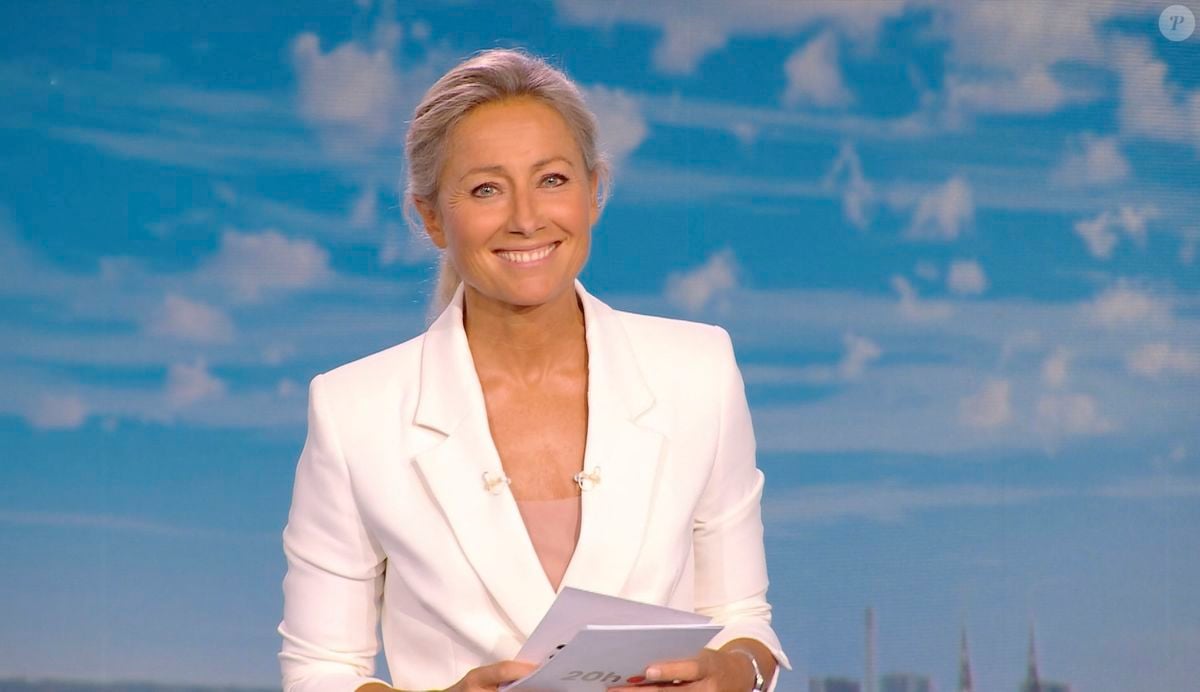 Photo : Dernier journal télévisé de Anne-Sophie Lapix sur France 2, le ...