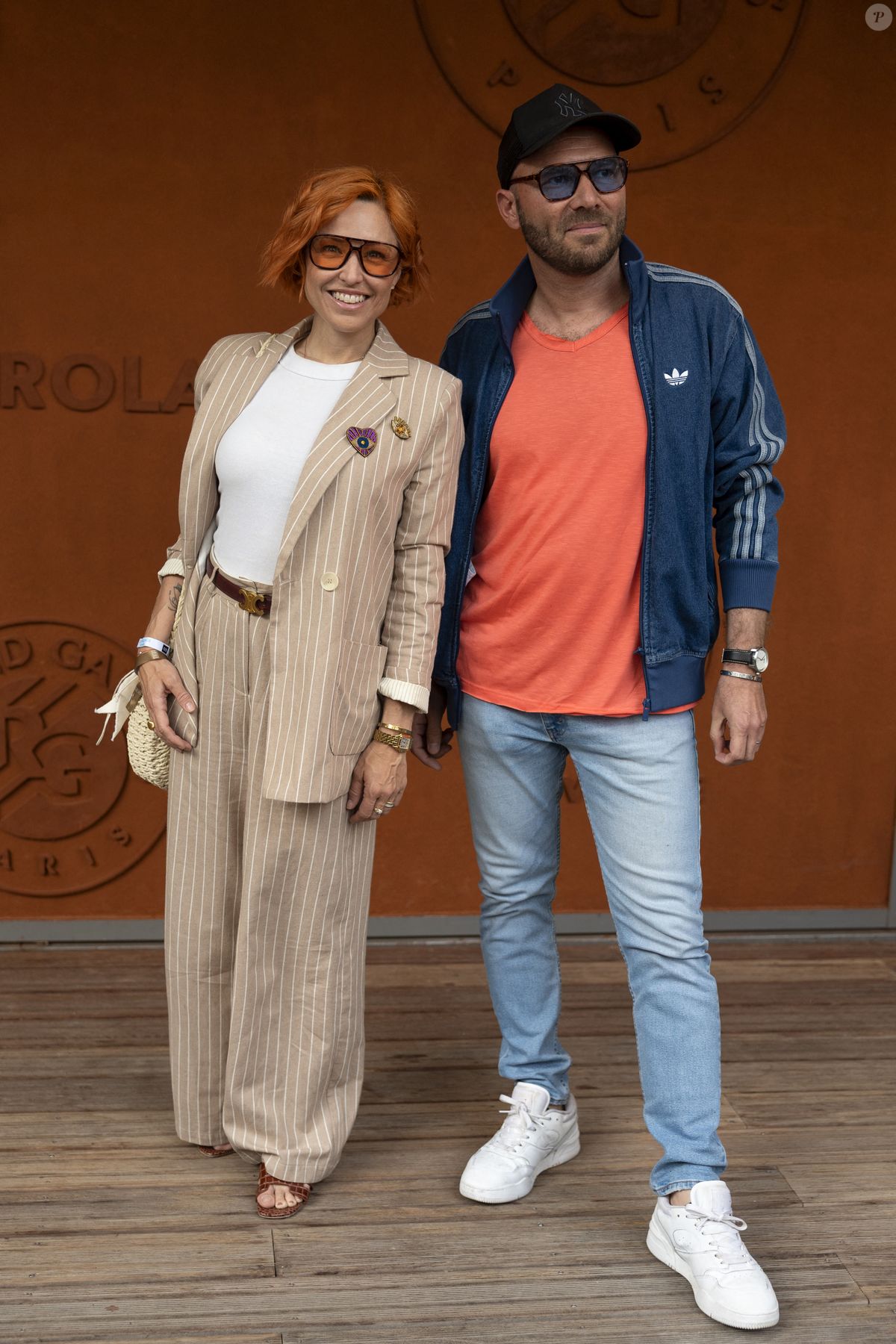 Photo : Natasha St-Pier et son compagnon Vincent Bidal au Village lors ...