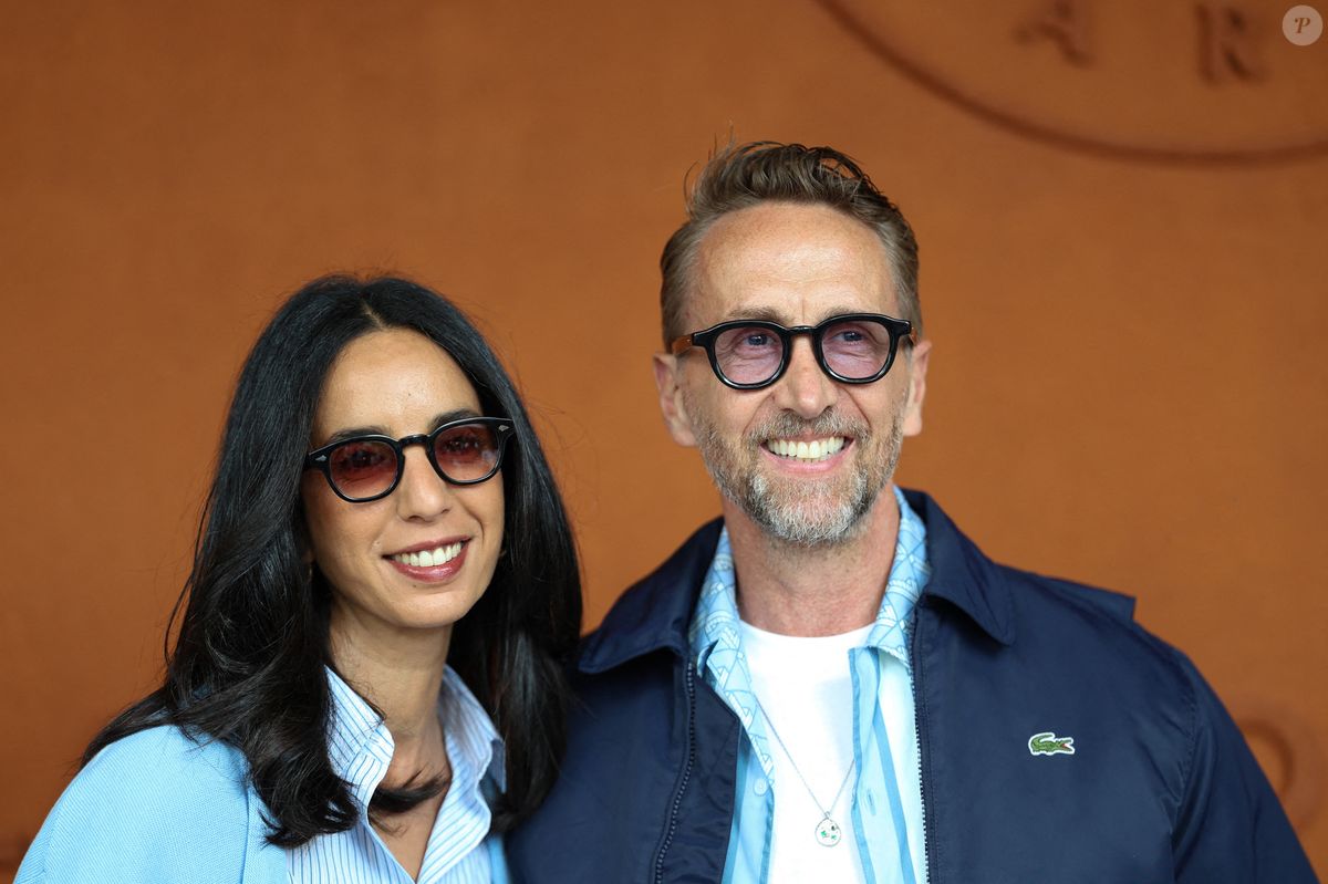 Photo : Sarah Boumaza, Philippe Caveriviere en tribune lors des ...