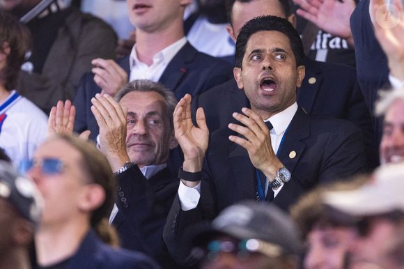 Photo : Nicolas Sarkozy, Nasser al-Khelaïfi (président du PSG) - Les ...