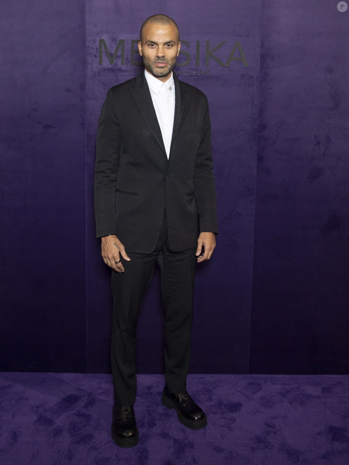 Photo : Tony Parker au photocall du défilé Messika Collection Femme ...