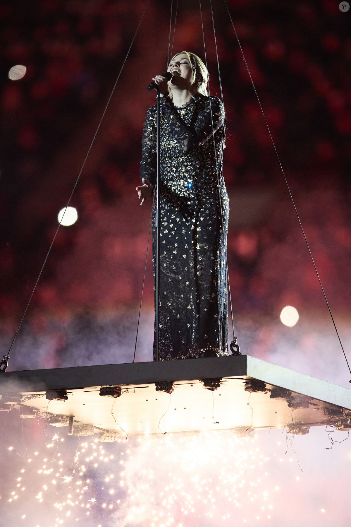 Photo : La chanteuse Louane (Louane Emera), représentante de la France ...