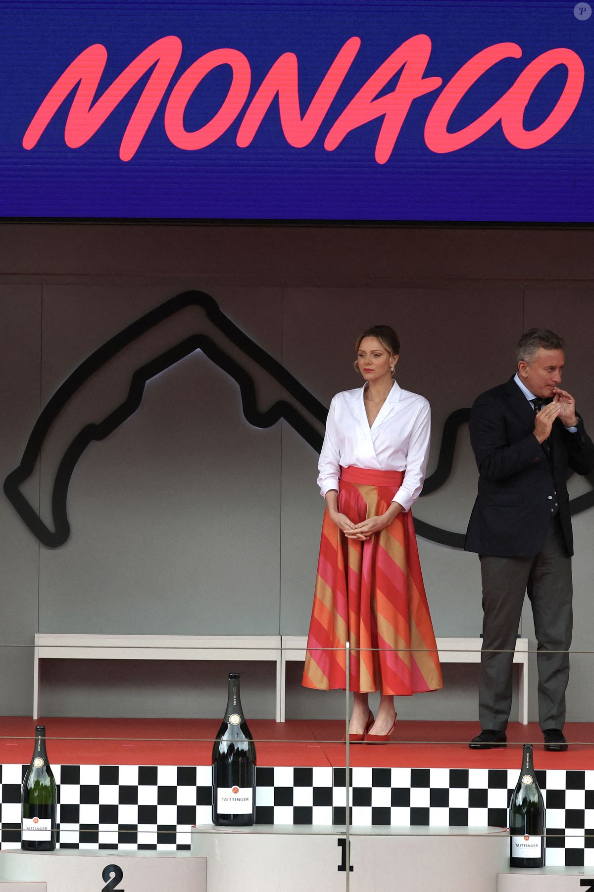 Photo : La princesse Charlene de Monaco et Alejandro Agag, fondateur et ...