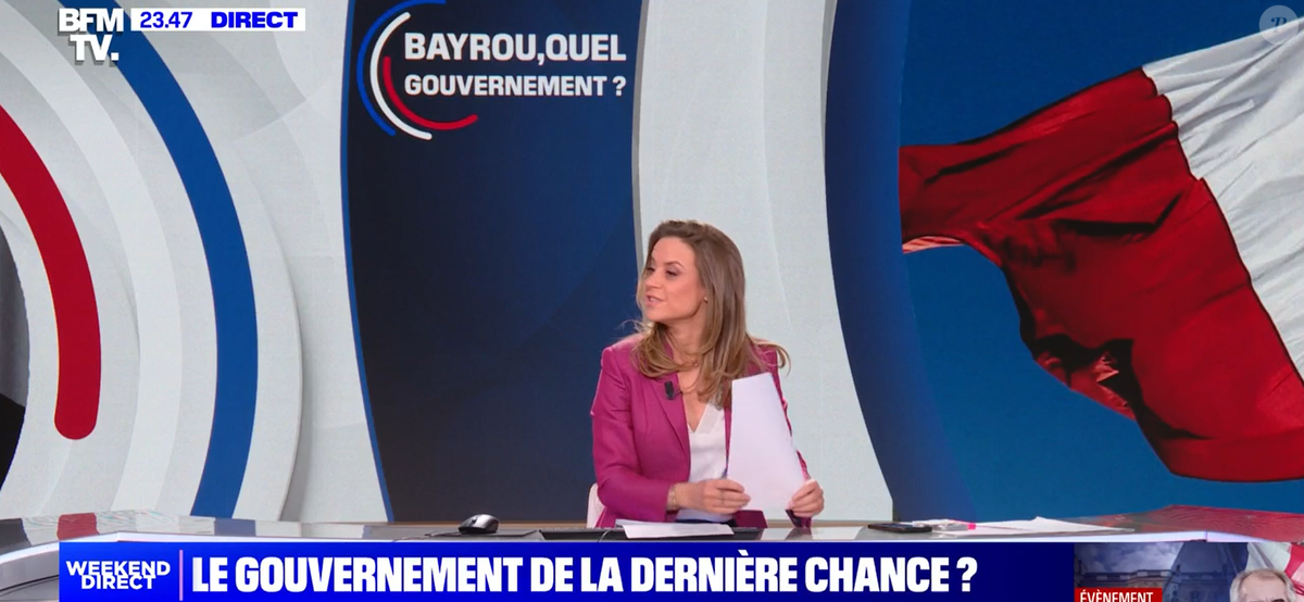 Photo : Céline Pitelet fait ses adieux à BFMTV, le 22 décembre 2024 ...
