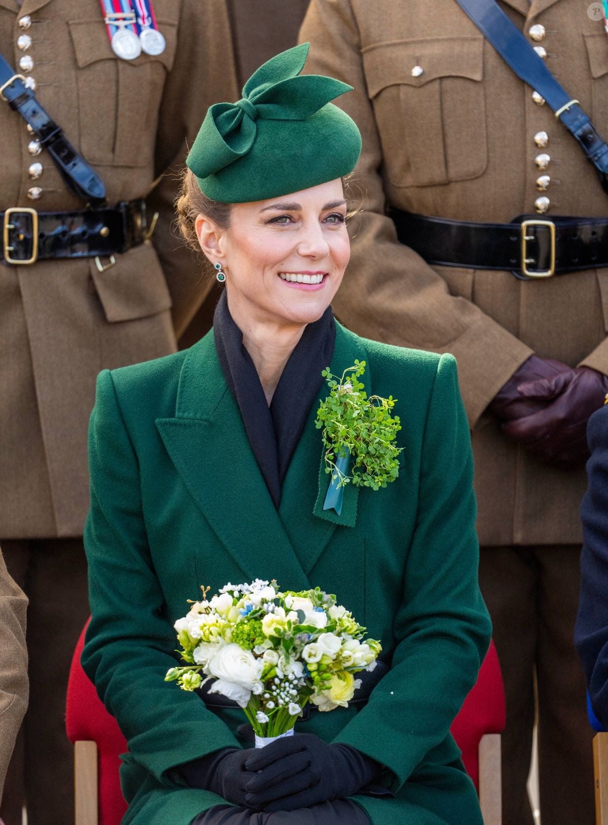 Photo : Kate Middleton assiste au défilé de la Saint-Patrick des Irish ...