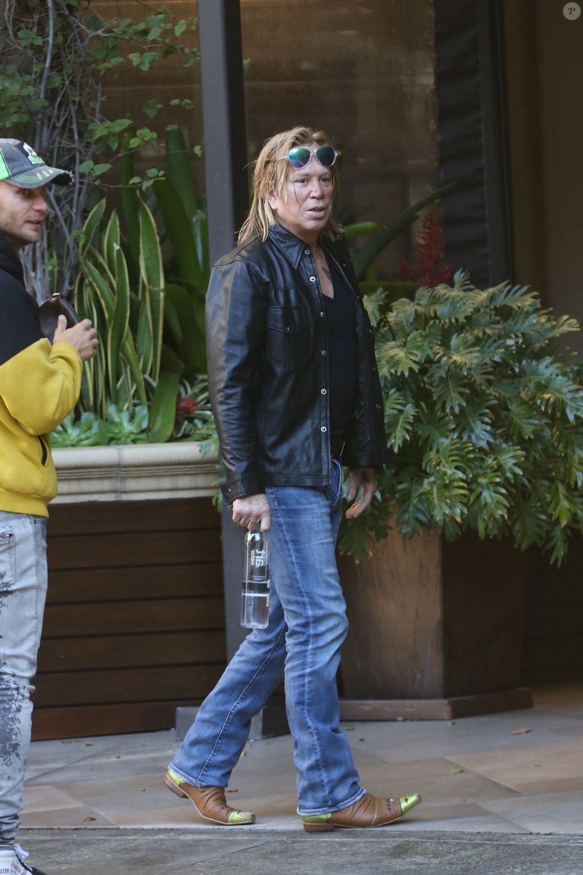 Photo : Mickey Rourke est allé déjeuner avec le chanteur de country ...
